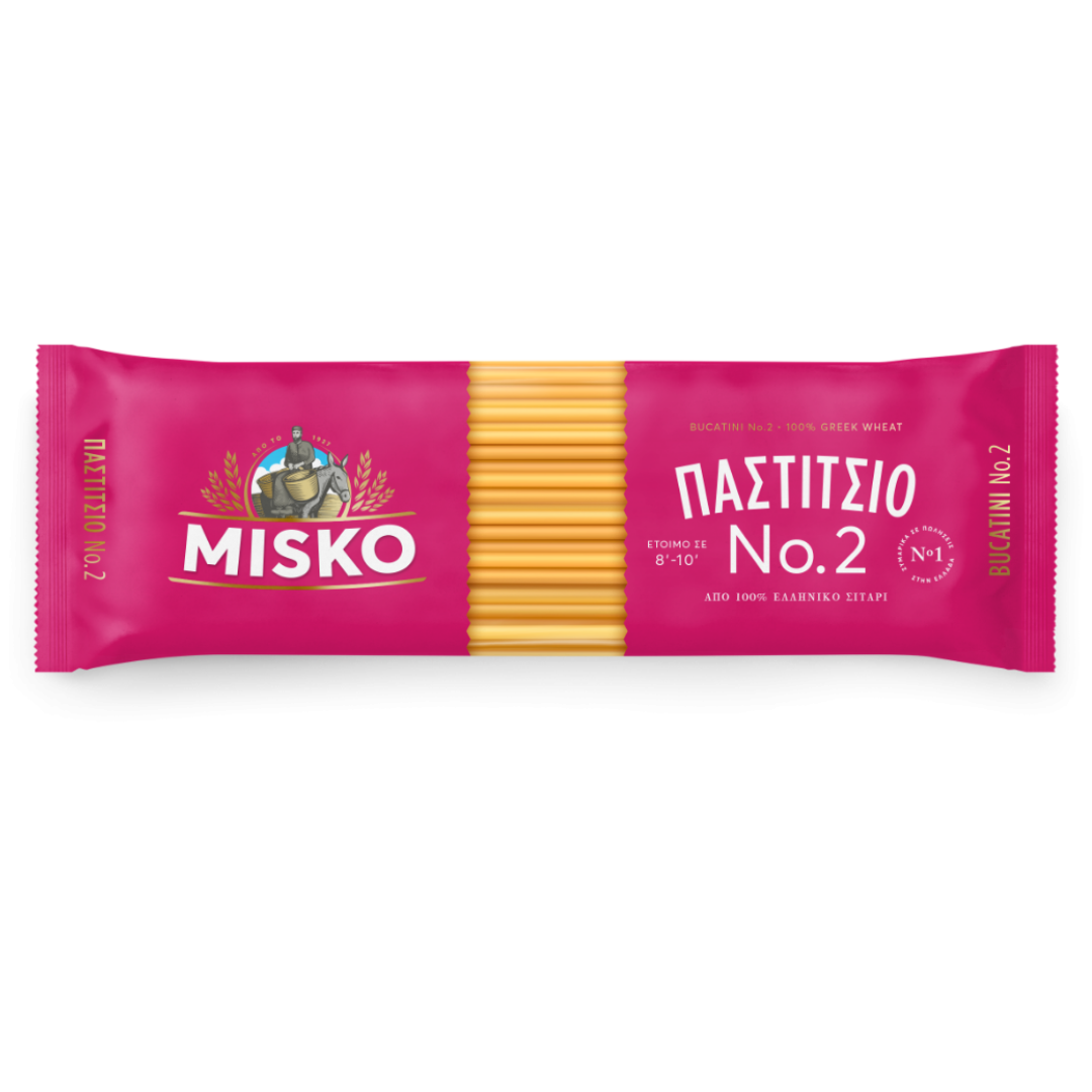 Misko #2 Greek Macaroni Pastitsio Pasta Noodles 500g | My Greek Grocery